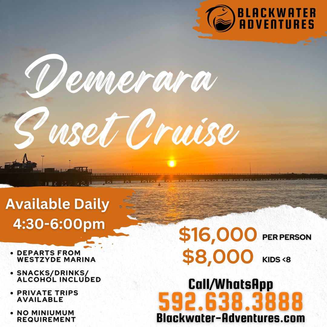 Demerara Sunset Cruise Georgetown Guyana Tour | BLACKWATER ADVENTURES